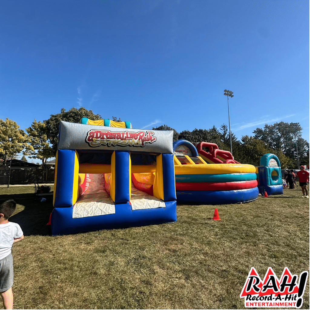 Adrenaline Rush Extreme Inflatable Obstacle Course Race | Record-A-Hit ...