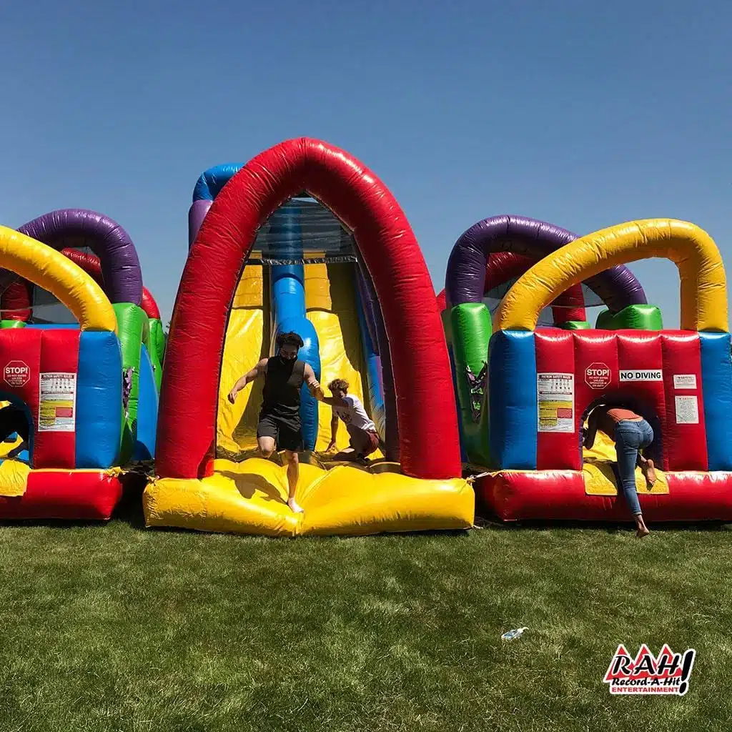 Chaos Obstacle Course Inflatable | Record-A-Hit Entertainment