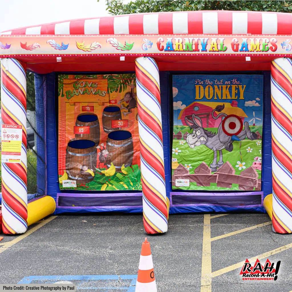 3-in-1 Carnival Game Inflatable | Record-A-Hit Entertainment