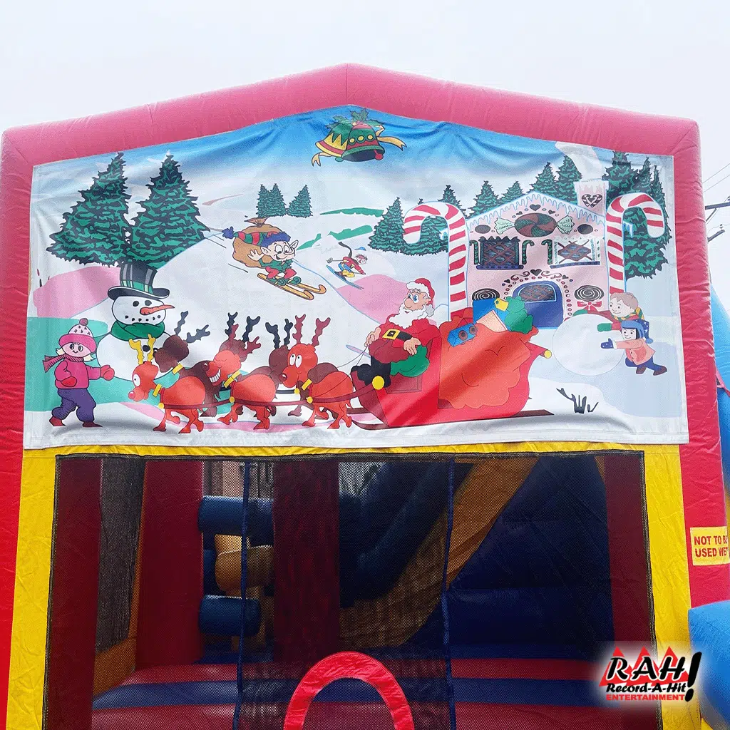 Christmas Bounce House and Slide Combo | Record-A-Hit Entertainment