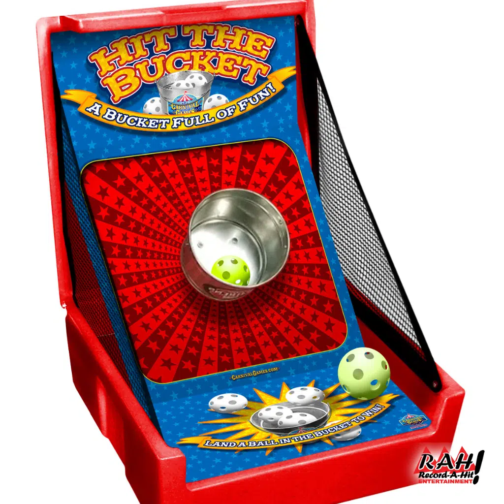 Hit the Bucket Carnival Game | Record-A-Hit Entertainment